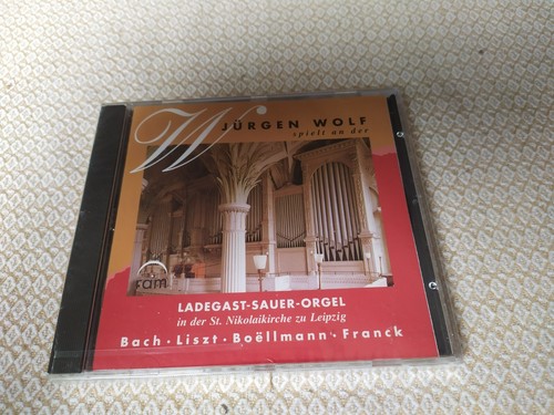 Jürgen Wolf spielt an der Ladegast-Sauer-Orgel - Bach, Liszt, Boëllmann - CD NEW | eBay