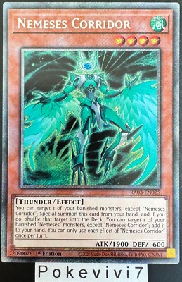 Carte YU-GI-OH! NEMESES CORRIDOR RA03-EN025 PSR NEUF | eBay