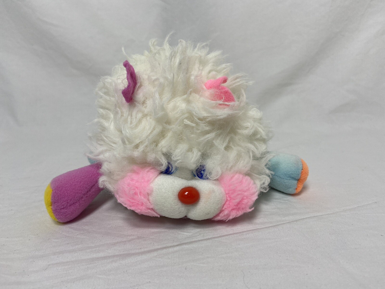 Vintage Popples White Puff Ball American Greetings Plush Stuffed Animal ...