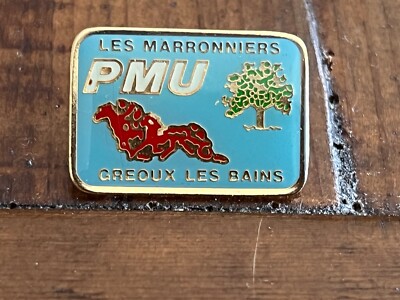 PINS PIN SPORT HIPPISME CHEVAL PMU GREOUX LES BAINS ARBRE | eBay