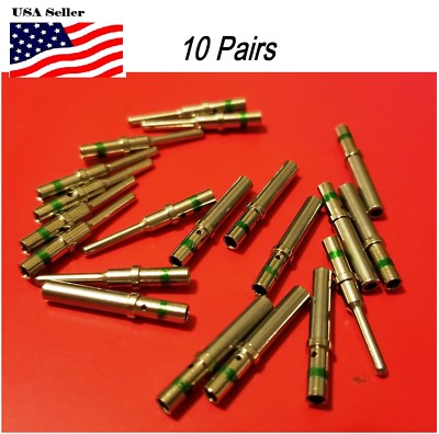 10 pairs Deutsch DT Series solid pin Connector Male & Female 20 QT | eBay