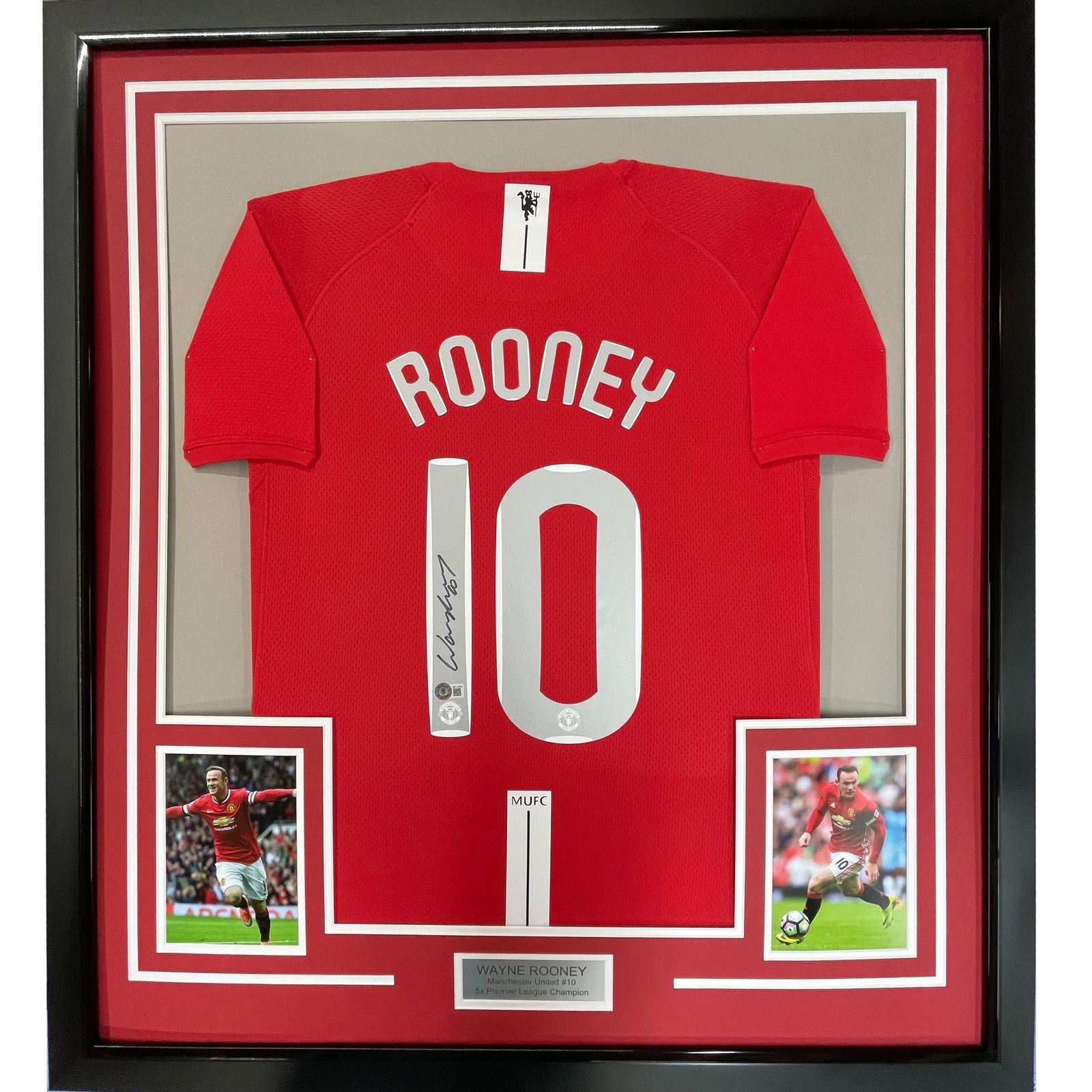 Wayne Rooney Autographed Memorabilia | Signed Photo, Jersey ...
