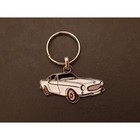 Volvo P1800 1800S 1800E Profile Keychain (White) | eBay