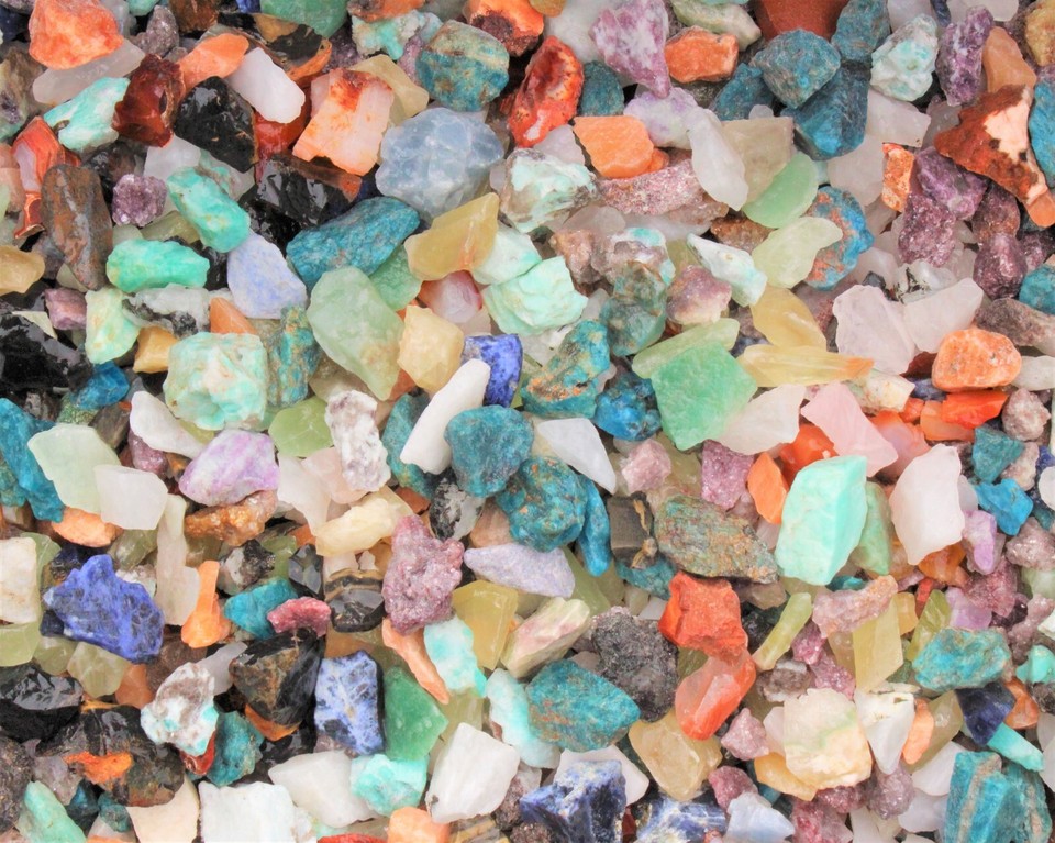 20 lb Wholesale Assorted Rough Gemstone Chips Box - CRAZY CHEAP Raw ...
