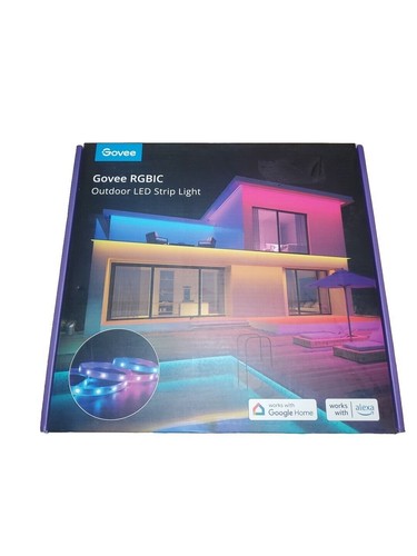 Govee Outdoor LED Strip Lights Waterproof, Connected 2 Rolls (65.6ft ...