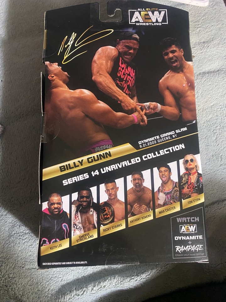 AEW Unrivaled Billy Gunn Chase 1/5000 Series 14 #131 Wrestling Figure ...