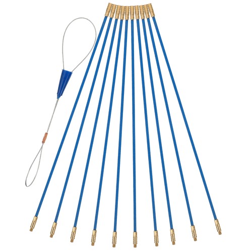 Wall Cable Set Electrical Fish Tape Kit Wire Pulling Feeder Puller | eBay