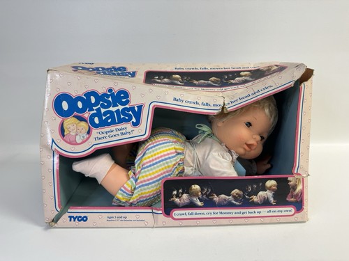 VTG Oopsie Daisy Doll Blond w/ Outfit Crawling Baby Tyco 1989 New in ...