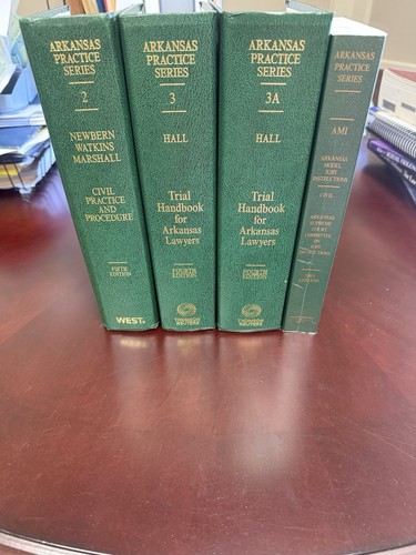 Arkansas Practice Series Trial Handbook For Lawyers 2, 3, & 3A | eBay