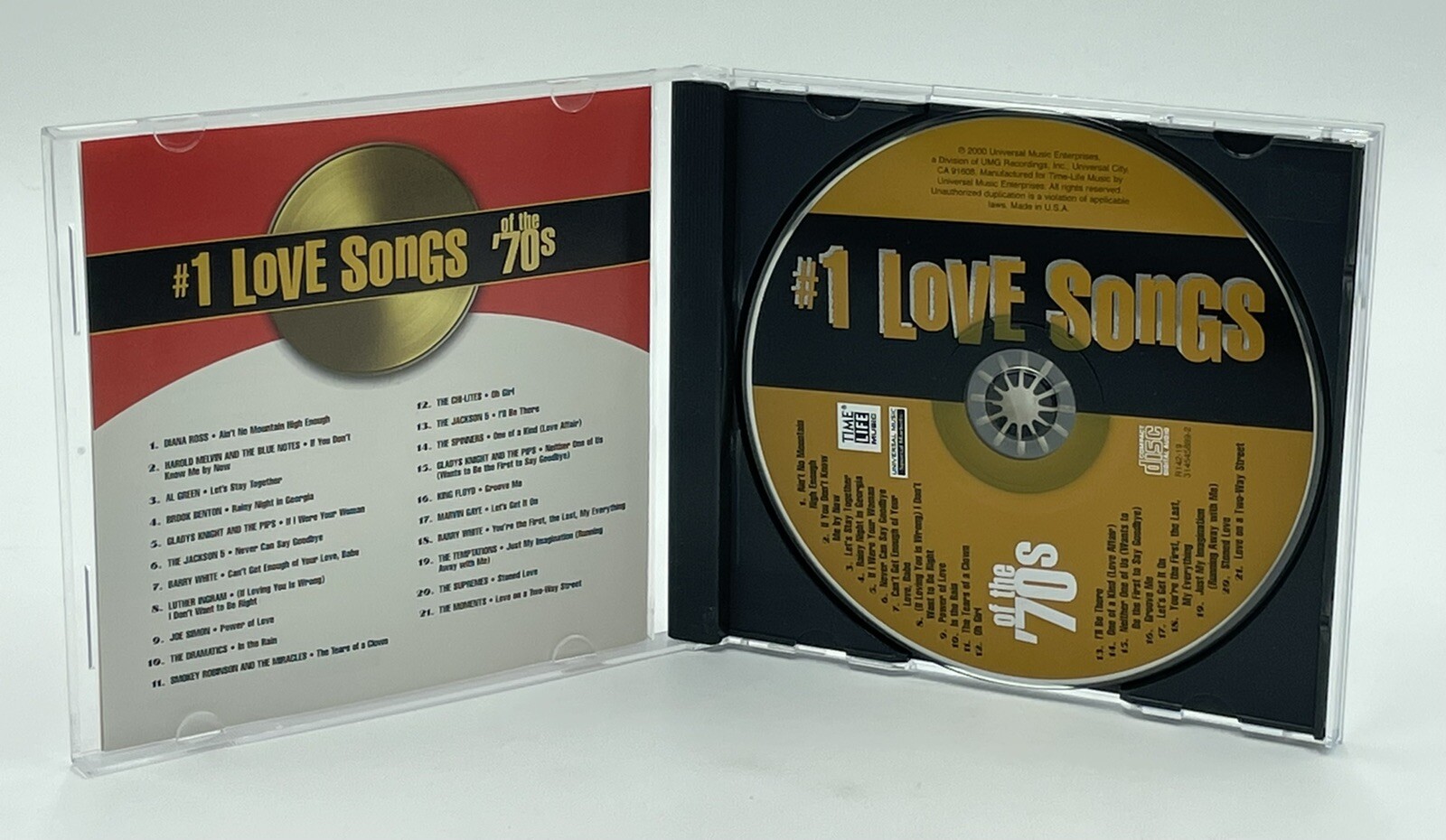 Number One #1 Love Songs of the 70s Seventies Time Life CD *No ...