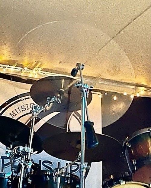 Crystal Clear Acrylic Baffle Cymbal Shields Sound Barrier | eBay