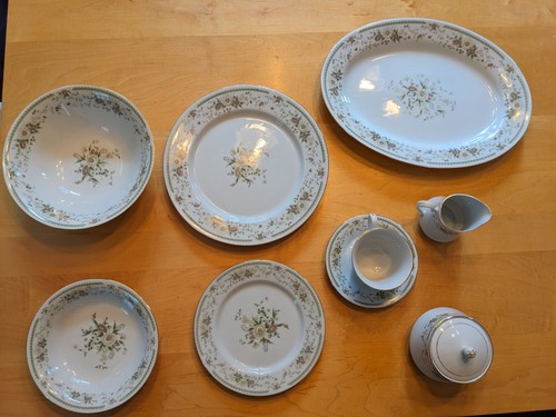 Trisa Porcelain Floral Collection "Evergreen" Set for 8 | eBay