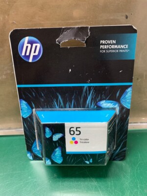 Hewlett Packard 65 Tri-Color Original HP Ink Cartridge Exp: 02/2025 ...