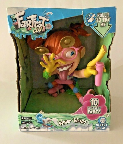 Windy Wendy Fartist Club Skateboard Stinky Pull My Finger Gas Fart Toy ...