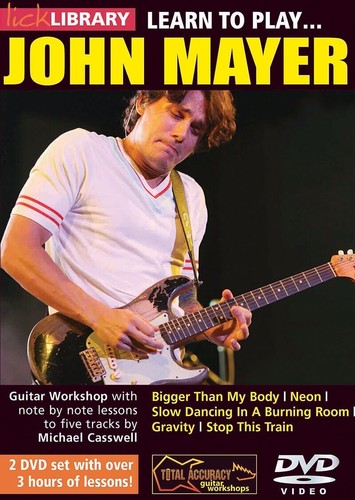 Lick Library LEARN TO PLAY JOHN MAYER Gravity Guitar Video Lessons 2 ...