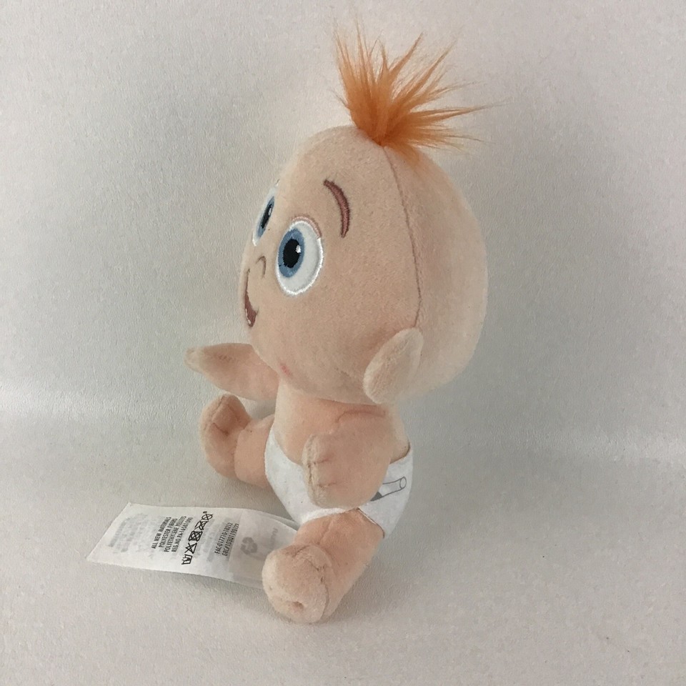 Disney Pixar The Incredibles Baby Jack Jack 6" Plush Stuffed Baby with ...