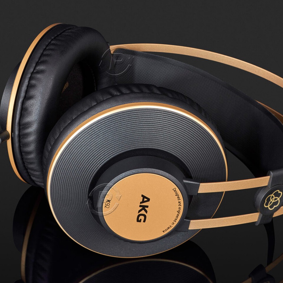 Genuine AKG K92 Over-Ear Closed-Back Monitor Studio Stereo Headphones ...