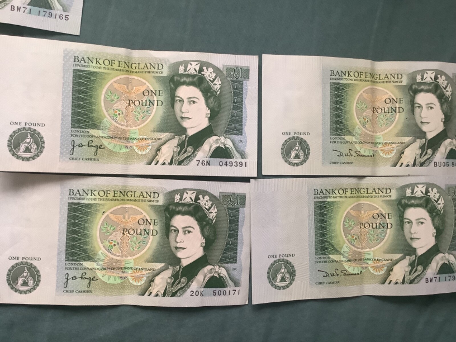 QUEEN ELIZABETH II 1978-1983 BANK OF ENGLAND ONE POUND £1 NOTE | eBay UK