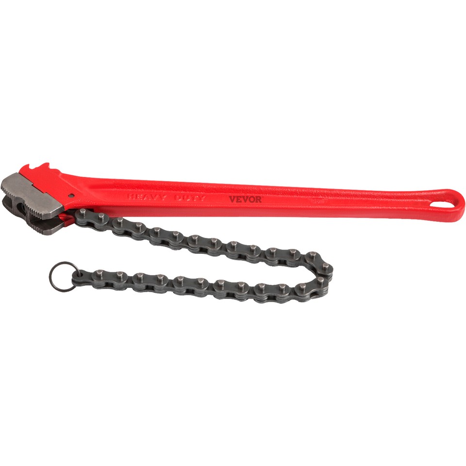 VEVOR 36" Pipe Chain Wrench Steel Ratcheting Wrench 30" Chain 7.5 ...