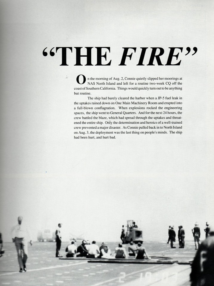 USS CONSTELLATION CV-64 WESTPAC DEPLOYMENT CRUISE BOOK YEAR LOG 1988-89 ...