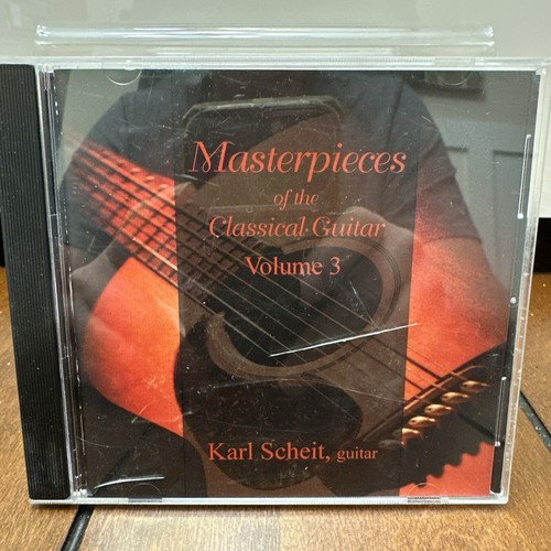 MASTERPIECES OF THE CLASSICAL GUITAR, VOL. 3 - Karl Scheit (CD) *MINT ...