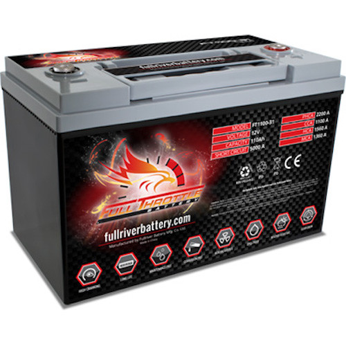 Full Throttle FT1100-31 Group 31 AGM Power Cell Car Audio Battery | eBay