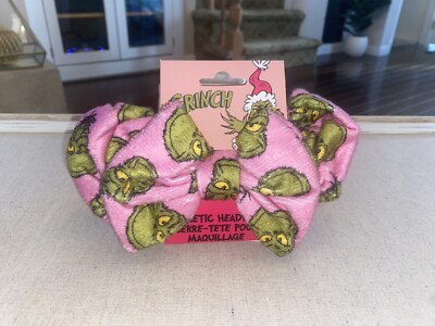 NWT Grinch Cosmetic Spa Cosmetic Headband Festive Holiday Gift! | eBay