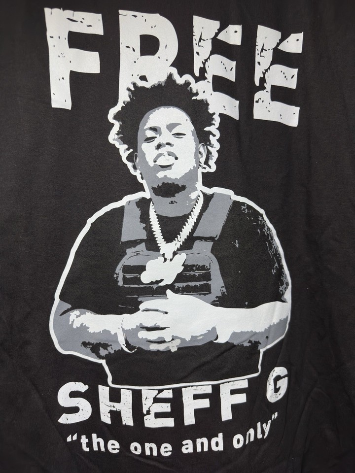 Sheff G “Free Sheff G The One And Only” T-Shirt NWOT Size XXL Shirt Men ...