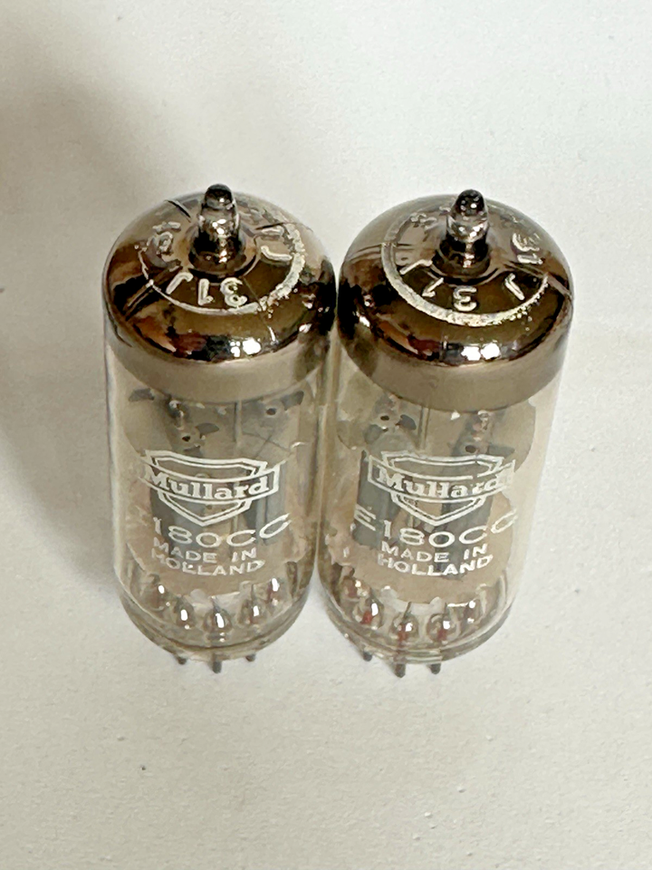 MATCHED PAIR MULLARD E180CC 5965 D GETTER SAME IV2 DATE CODES 1960 NIB | eBay