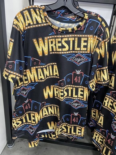 WWE WrestleMania 41 T-Shirt Prosphere L Size From Japan | eBay