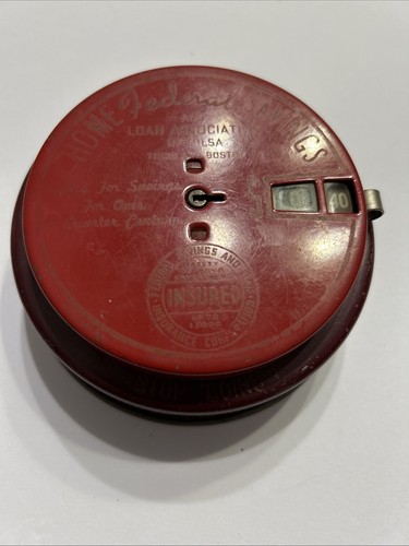 Vintage Add O Bank Locking Coin Money Bank Lockbox Safe With Key Home ...