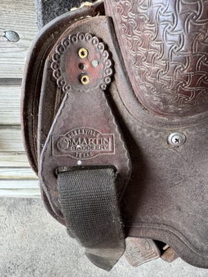 14.5” Martin Saddle With Rabe Rabón Calf Roping Tree | eBay