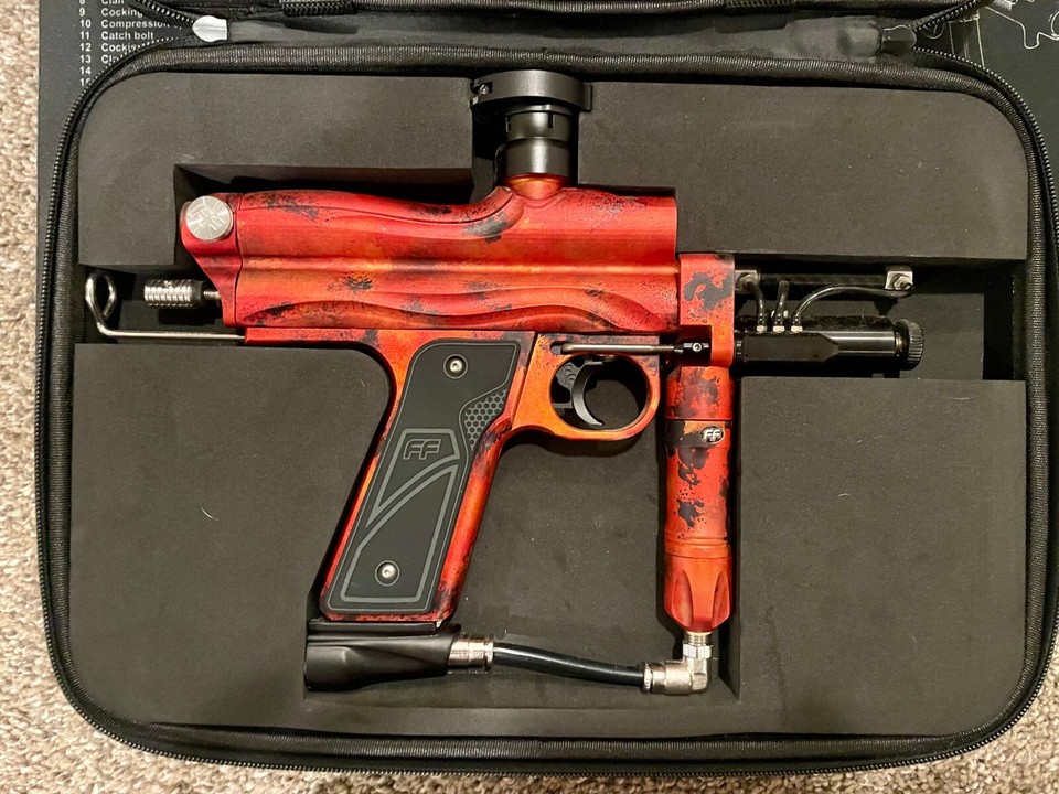 Freeflow Orracle Autococker w/Forever Case, Dye Ultralite barrel Kit ...