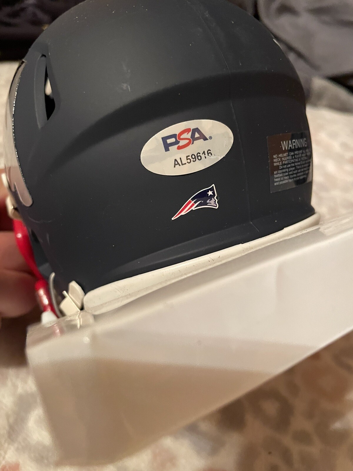 Chad Johnson Ochocinco Signed Autographed AMP Mini Helmet Patriots psa ...