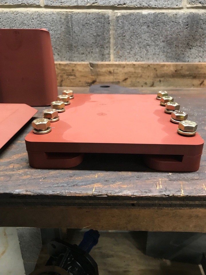 Log Splitter Slide Wedge Push Plate hydraulic cylinder Mount 6" beam | eBay