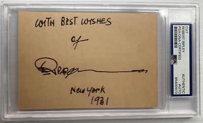 Robert Ripley Believe It Or Not! Signed Autograph 3.5x5 Cut - PSA DNA ...