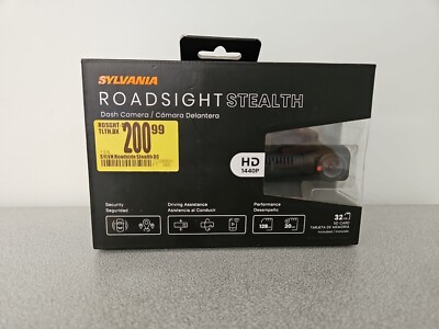 New SYLVANIA Roadsight Stealth Dash Camera-140 Degree View HD 1440p w ...