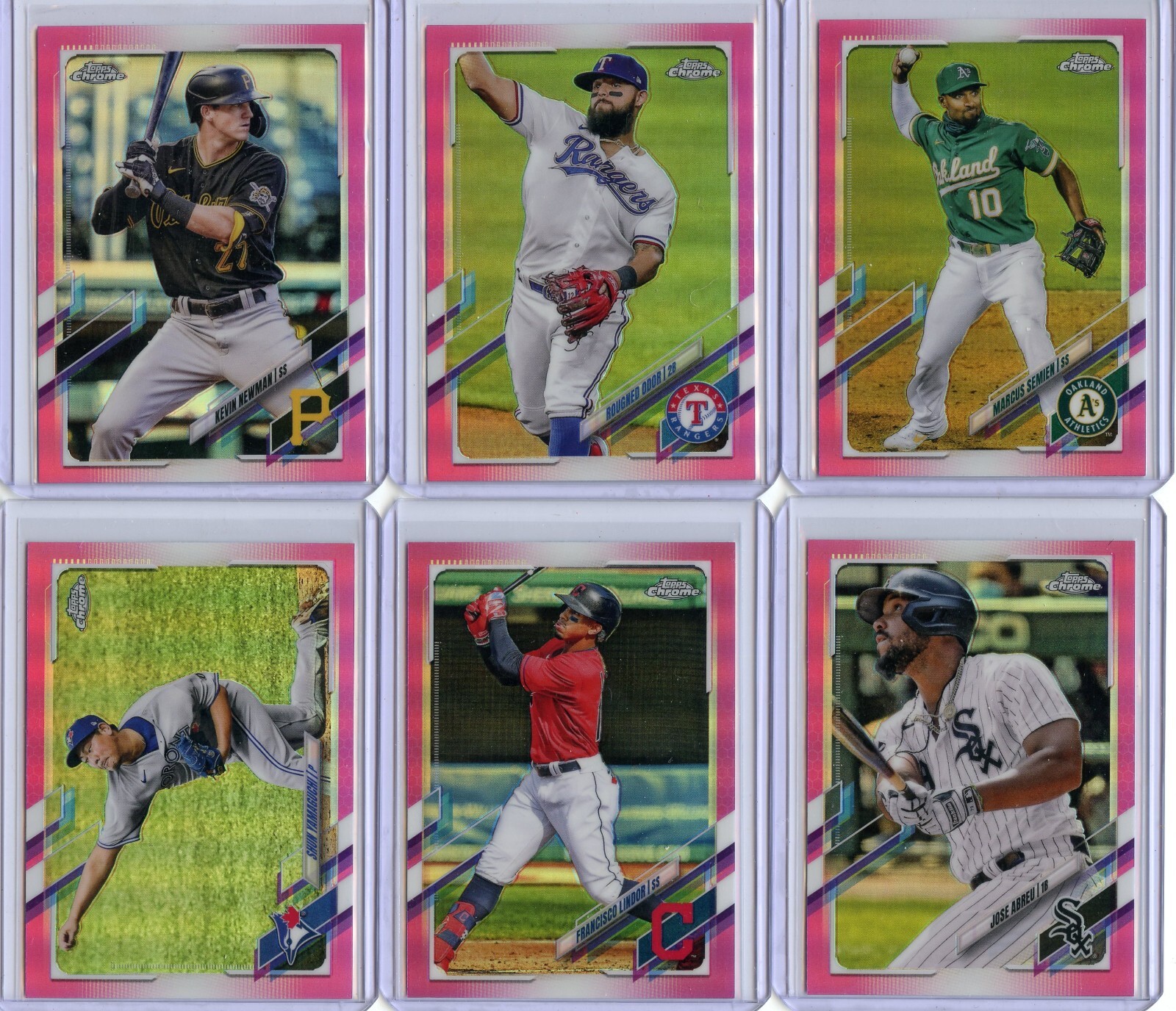 2021 Topps Chrome Pink Refractors Baseball Complete Your Set | eBay