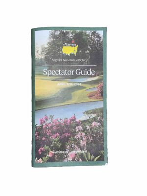 2024 Masters Tournament Spectator Guide - Augusta National Golf Club | eBay