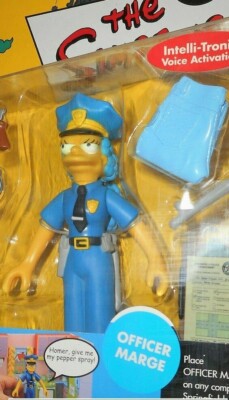The SIMPSONS world of springfield OFFICER MARGE SIMPSON police cop ...