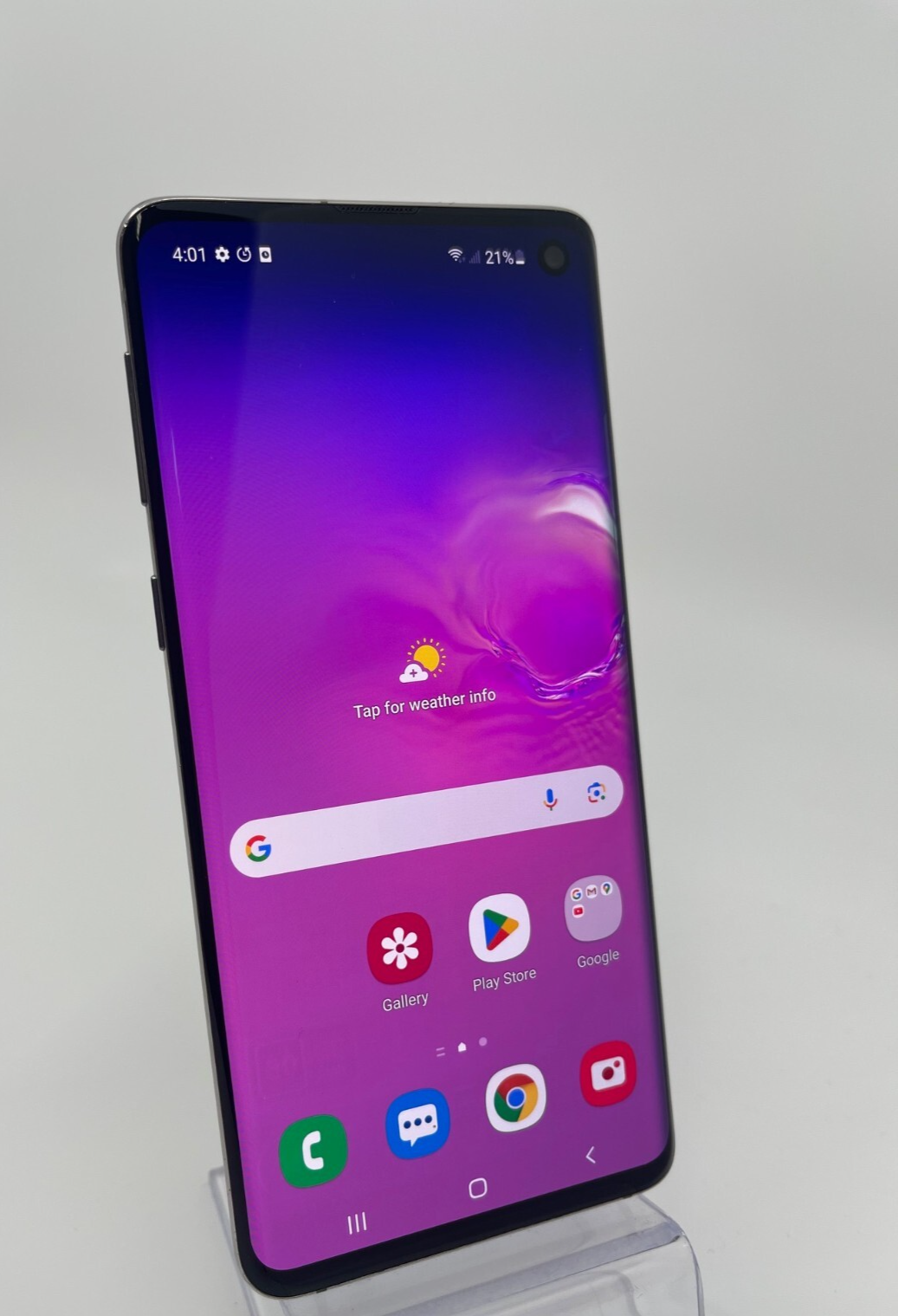 Samsung Galaxy S10 (SM-G973U) Unlocked 128GB Prism White (N03) *** Good ...