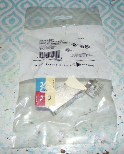 SIEMON Z6A-S80 OUTLET Z-MAX CAT 6A SHIELDED HYBRID (286-2) | eBay