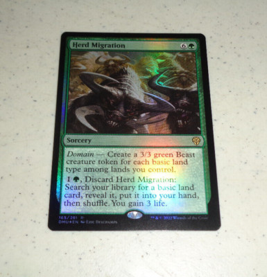 ~1x Herd Migration FOIL x1 ~NM~ DMU Magic the Gathering MTG~ | eBay