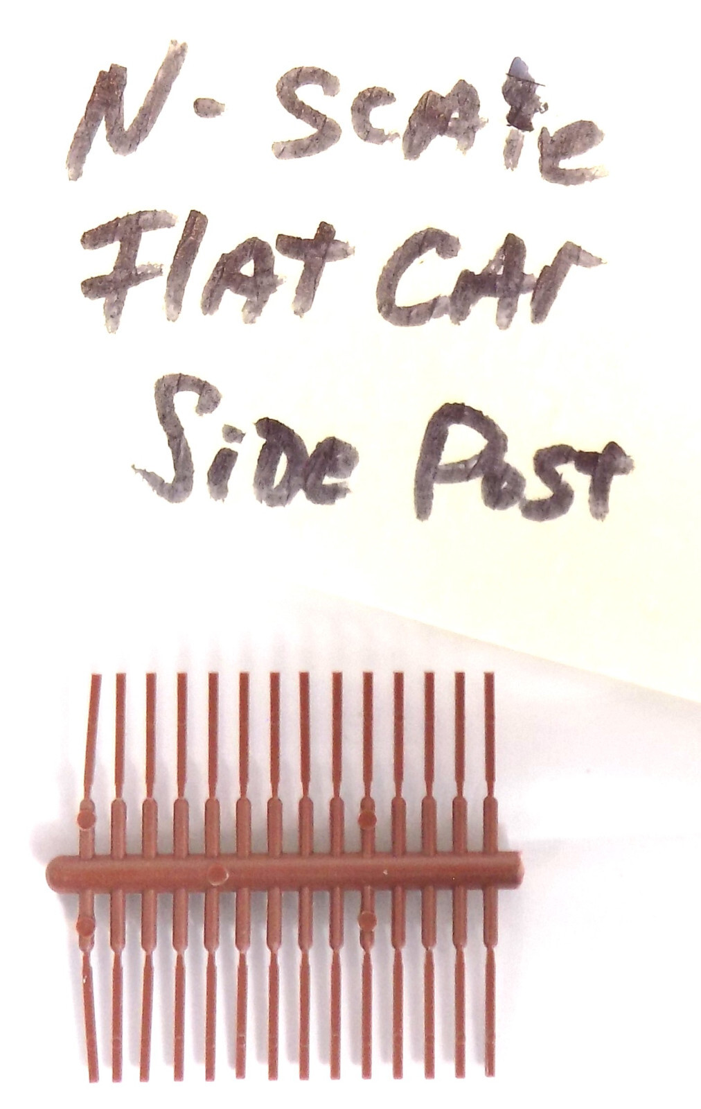 NEW / N SCALE / UNBRANDED / FLAT CAR / SIDE POST / PLASTIC PARTS | eBay