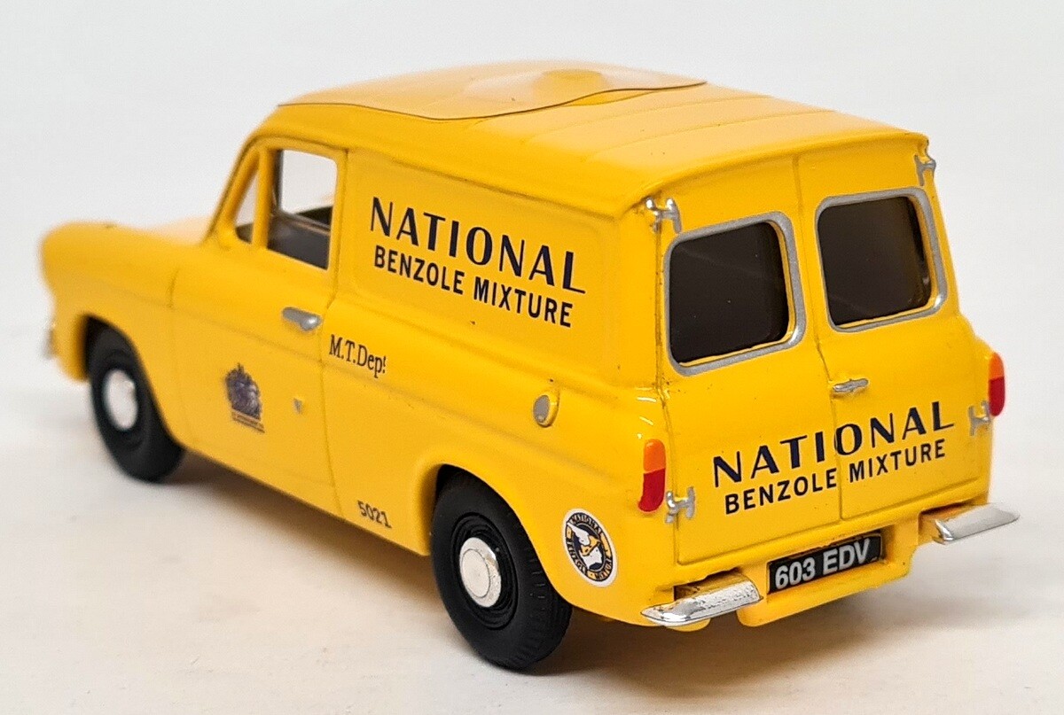 Vanguards 1/43 - Ford Anglia Van National Benzole VA4009 Diecast Scale ...
