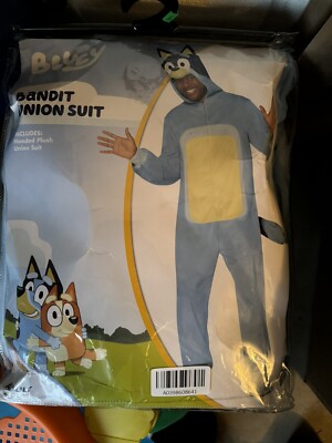 Spirit Halloween Adult Bandit Heeler Bluey One Piece Costume | eBay