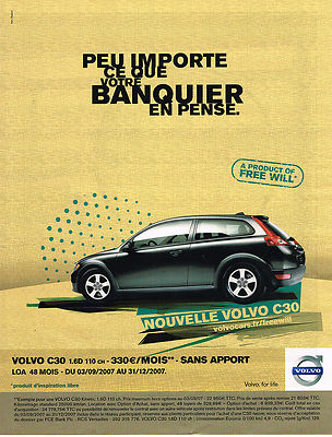 PUBLICITE ADVERTISING 124 2006 VOLVO la nouvelle C 30 1.6D | eBay