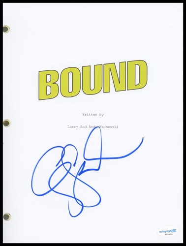Gina Gershon "Bound" AUTOGRAPH Signed 'Corky' Complete Script ...