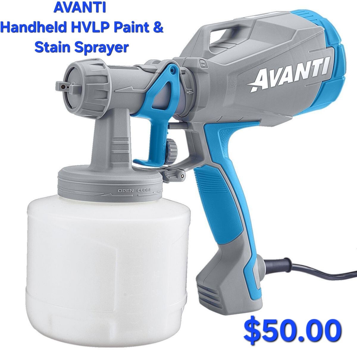 Avanti HLVP Spray Gun & Stain Sprayer