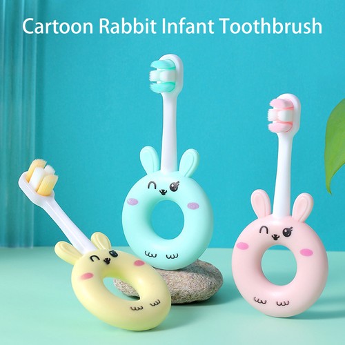 Baby Toothbrush Comfortable Dental Caring Cartoon Rabbit Baby ...